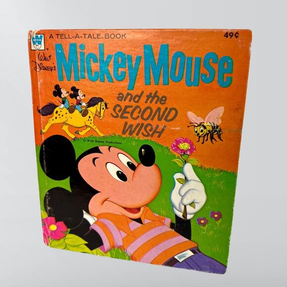 Disney | Accents | Vintage Walt Disney Mickey Mouse The Second Wish ...